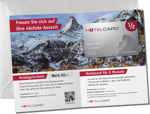 Hotelcard - Als Hotelcard-Mitglied immer sparen